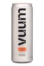VUUM White Peach Ginger Sparkling Protein + Energy Drink – 12 OZ – Pla